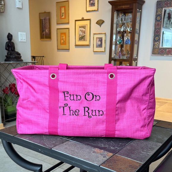 thirty-one | Storage & Organization | Thirty One Pink Utility Tote Bag ...